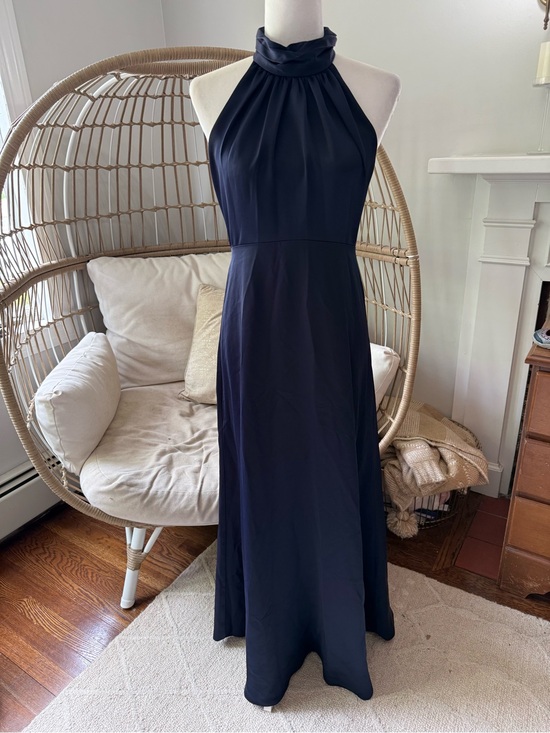 Sachin + Babi | Dresses | Sachin Babi Navy Halter Maxi Gown Size 4 ...